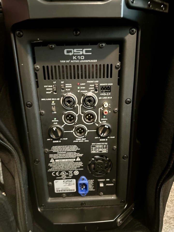 QSC K10 10" 2-Way 1000 Watt Powered Speaker One Pair | eBay