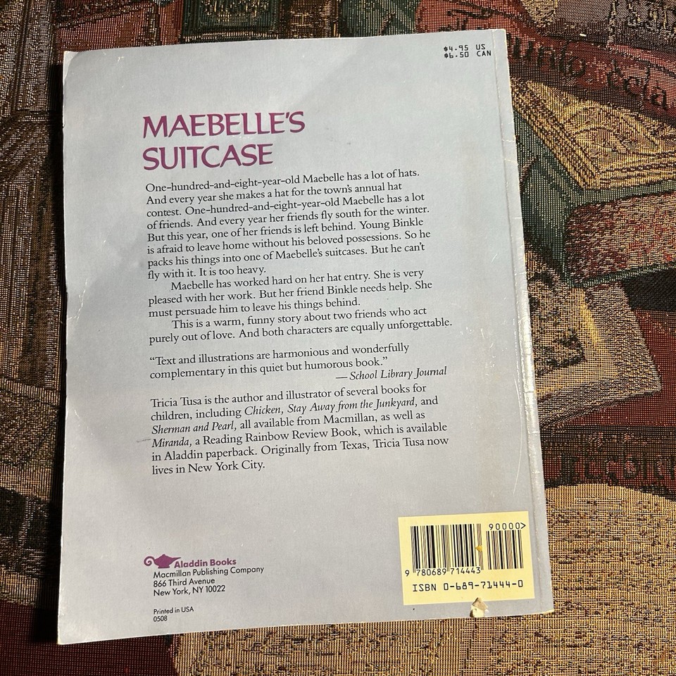 Maebelle’s Suitcase Hardcover By Tricia Tusa Kids Fiction Reading ...
