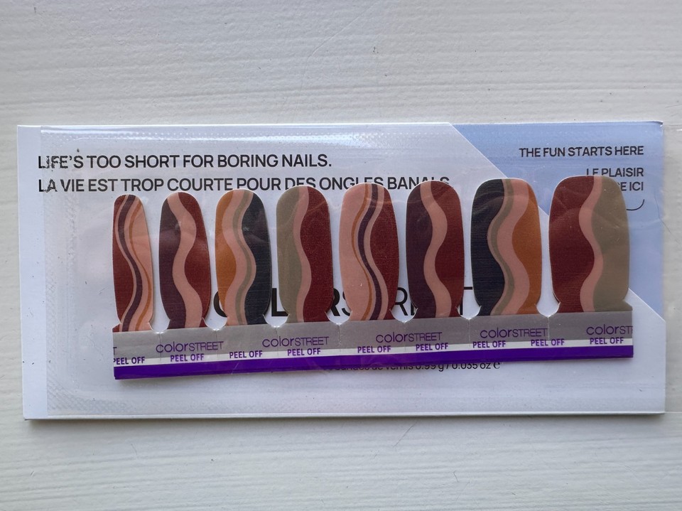 Modern Curve COLOR STREET Nail Polish Strips NEW (EXCLUSIVE) - Wavy ...