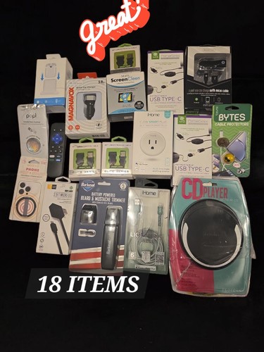 ELECTRONICS MIXED LOT ~18 NEW ITEMS~ AS PICTURED | eBay