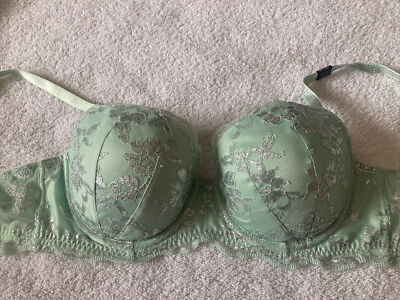 Victorias Secret Dream Angels Lined Demi/Demi Double Bra Size 32DD | eBay