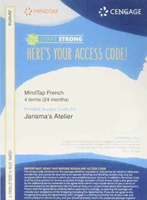 MindTap for Jansma/Kassen/Denie-Higney's Atelier, - Printed Access Code ...
