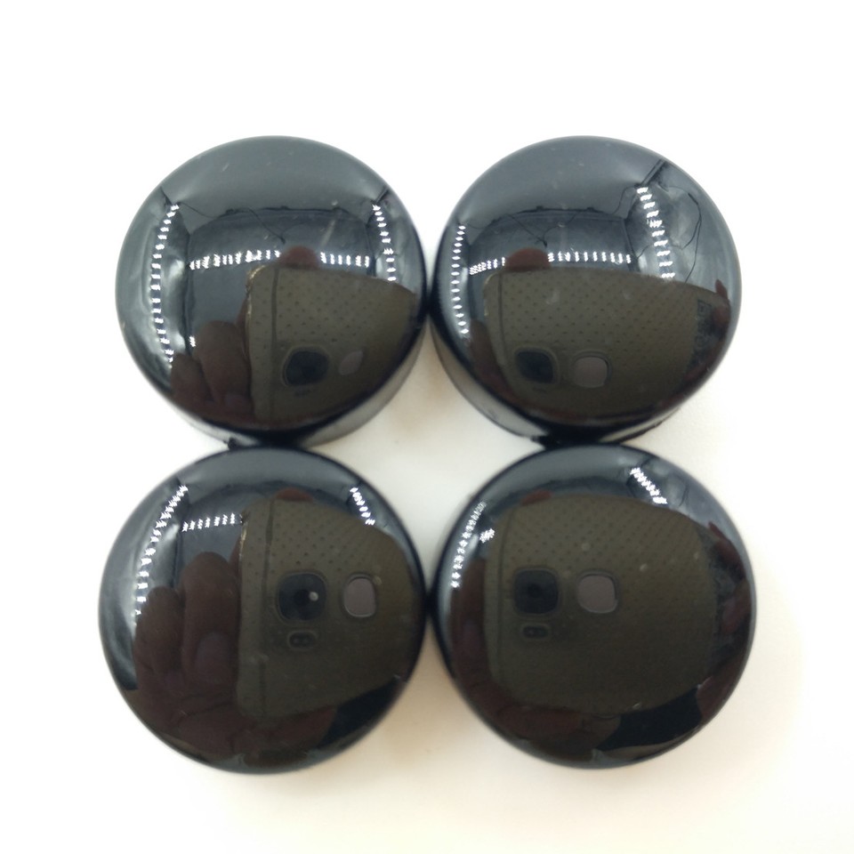 4pcs Car License Plate Frame Screw Nut Cap Bolt Cover Set Black Truck ...