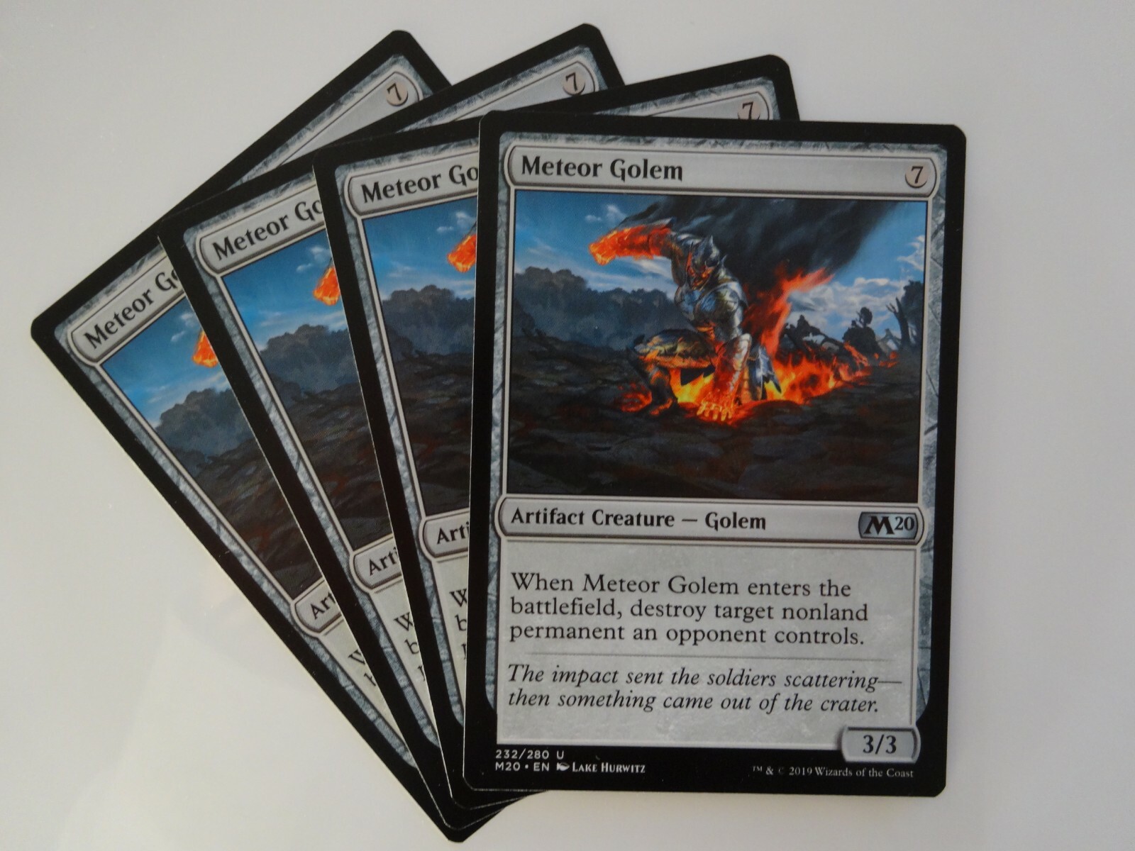 MTG 4x Meteor Golem Core Set 2020 NM | eBay