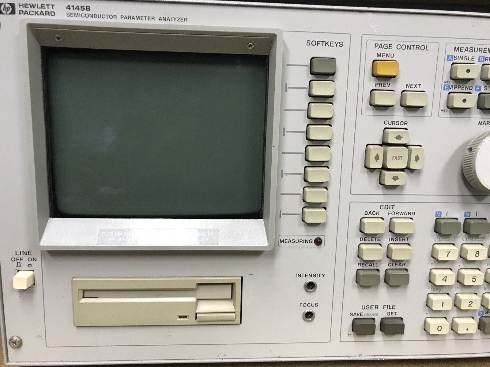 4145B Semiconductor Parameter Analyzer Yokogawa Hewlett Packard ID-AWW-6-3-001 | eBay