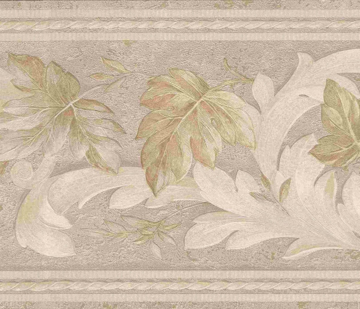 Leaves W Paintable Wallpaper Boarders 129+ Thousand Leaf Corner Border