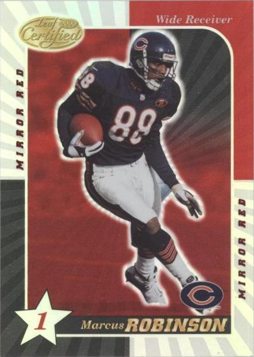 2000 Leaf Certified - Marcus Robinson #27 Mirror Red for sale online | eBay