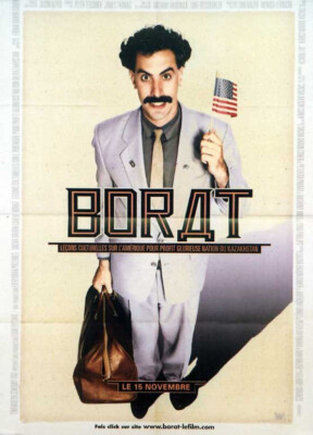 affiche du film BORAT 120x160 cm | eBay