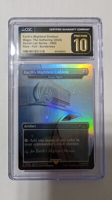 CGC PRISTINE 10 MTG Secret Lair x Marvel Arcane Signet Earth's ...
