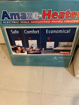 Amaze-Heater 600 Watt Electric panel Wall Heater | eBay