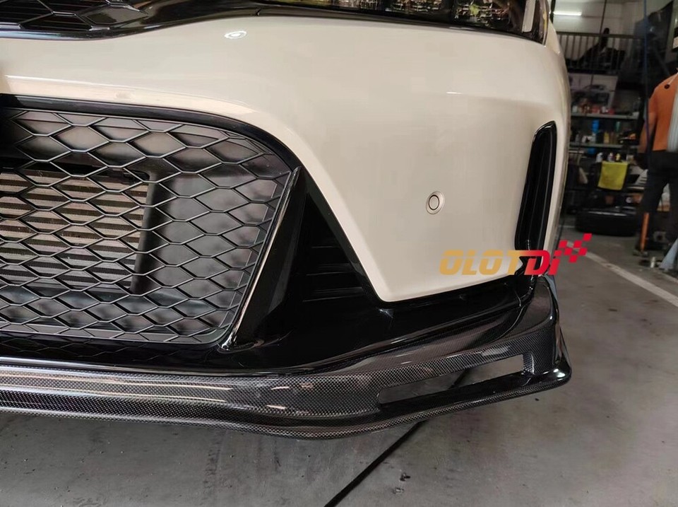 For Honda Civic FL5 11Th Type-R Spoon Carbon Fiber Front Lip Bumper ...