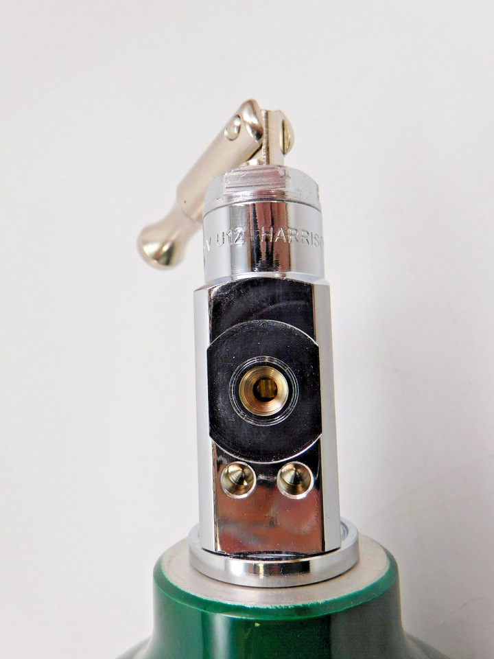 24.1 CF Medical Aluminum Oxygen E Cylinder W/ CGA-870 Toggle Post Valve ...