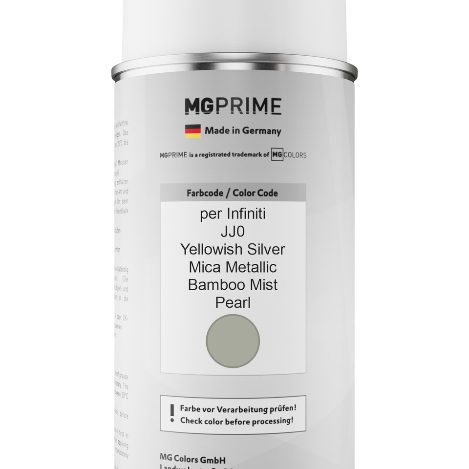 Kit di Vernice bomboletta spray per Infiniti JJ0 Yellowish Silver Mica ...