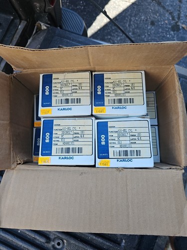 Brass Deadbolt HARLOC SDB-820-3 US3 Antique Door Lock 2-3/8" Lot Of 7 ...