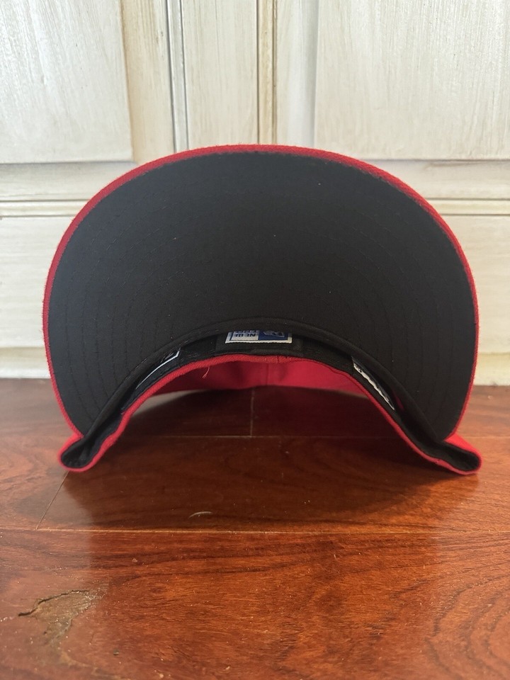 Akon Signed Washington Nationals New Era Fitted Cap Red 7 ½ Official ...