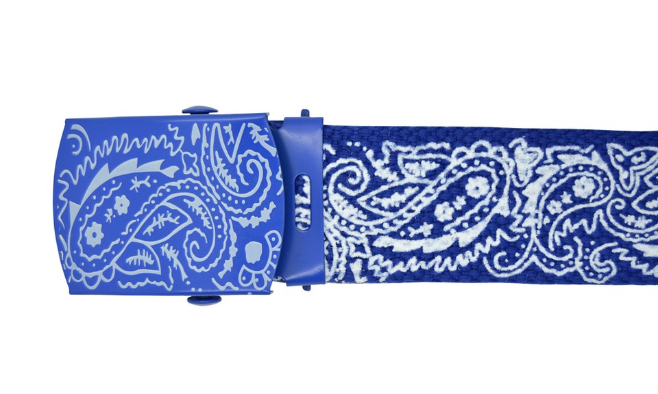 Fashion Bandanas Canvas Military Web Belt & Buckles 60 inches 5 Color ...