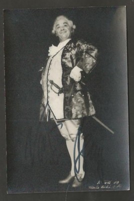 Real Photo Walter Berry Austrian Opera Bass/Baritone w Original Signed ...