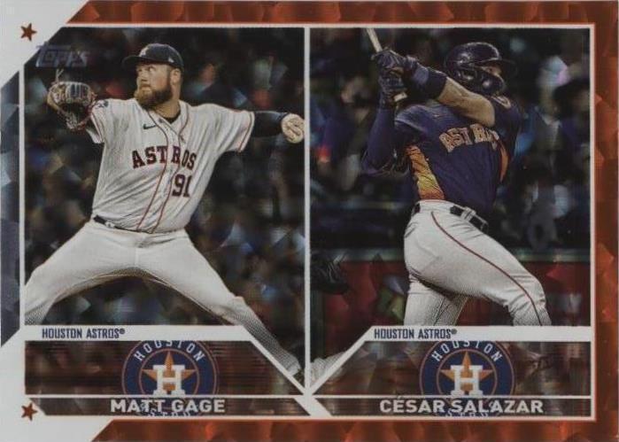 2023 Topps Update Series - Rookie Combos Matt Gage, Cesar Salazar # ...
