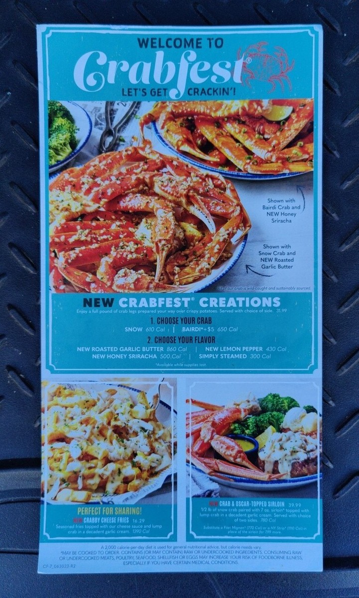 Red Lobster Menu Prices An Individual Starter AND An Entrée For Just