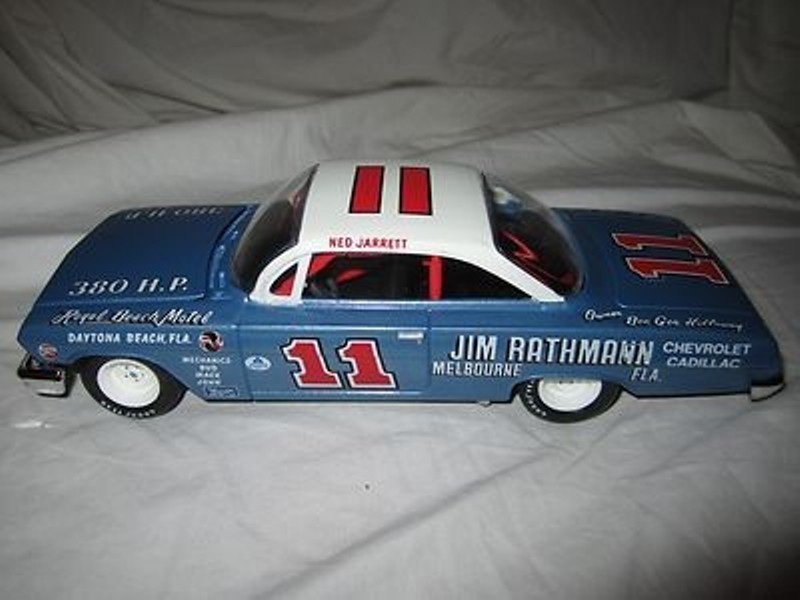 #11 Ned Jarrett Jim Rathman 1961-62 Chevrolet 1/24th - 1/25th Scale ...