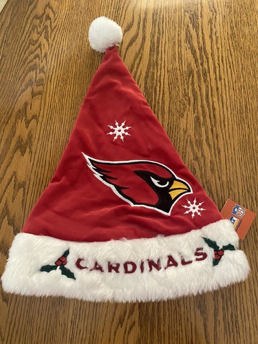 Arizona Cardinals NFL Football Plush Holiday Christmas Santa Hat Cap | eBay