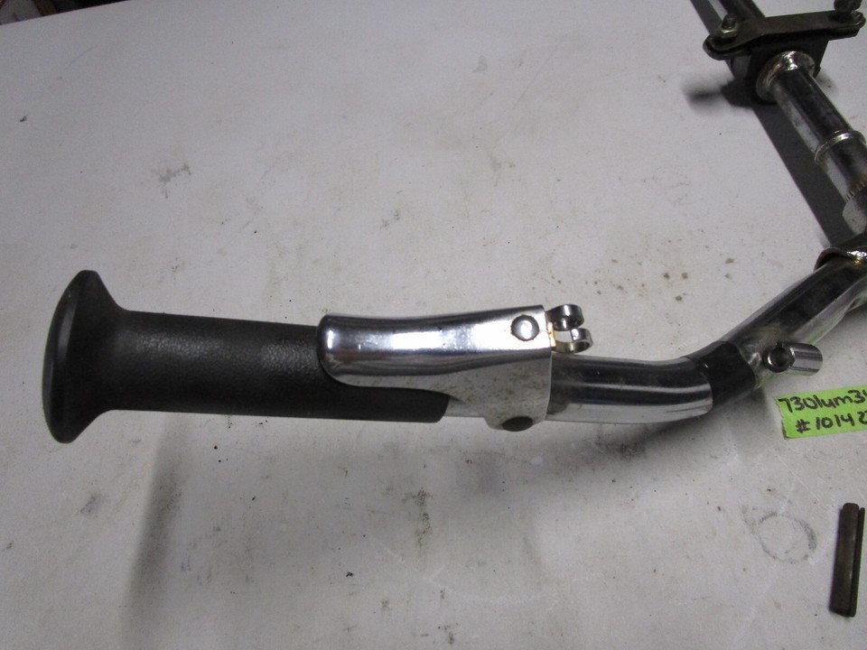 Vintage 73 Ski Doo Olympique 340 Snowmobile Chrome Handlebars Steering ...