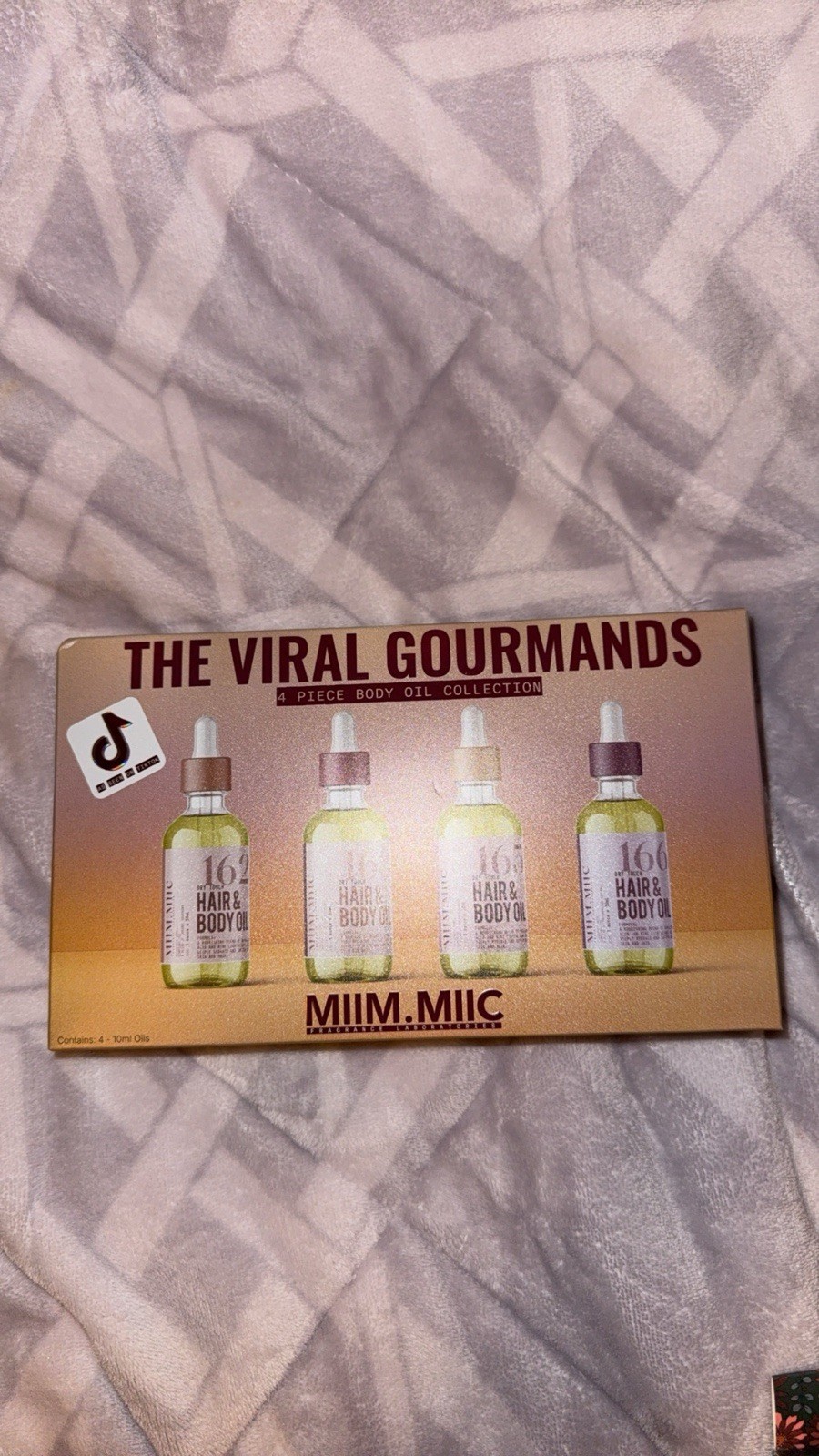 Miim Miic The Viral Gourmands 4 Piece Body Oil Collection NIB | eBay