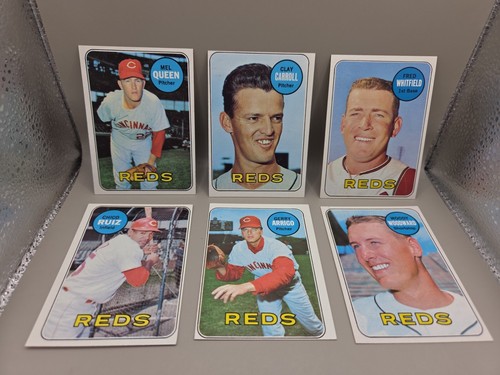 1969 Topps Baseball Cincinnati Reds Lots Of 6 Cards EX-MT Condition | eBay