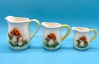 Set of 3 Vintage Sears Merry Mushroom Measuring Pitchers – 1/2 C, 1/4 C ...