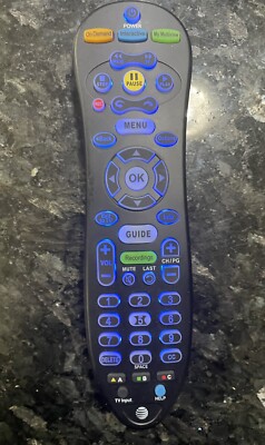 AT&T U-Verse S30-S1B Programmable IR Universal Remote Control W/Manual ...