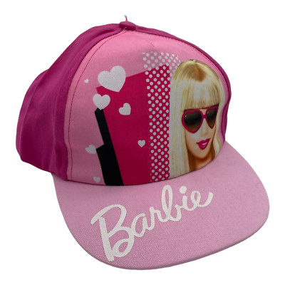 Mattel Barbie Girls Kids HotPink Adjustable Baseball Cap/Hat Screen ...