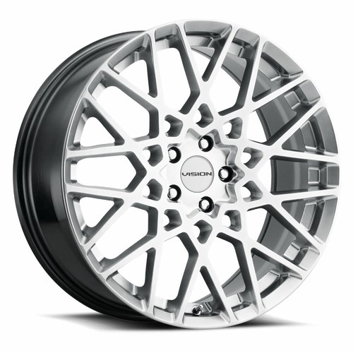 VISION 474 Recoil Rim 17X8 5X114.3 Offset 38 Hyper Silver (Quantity of ...