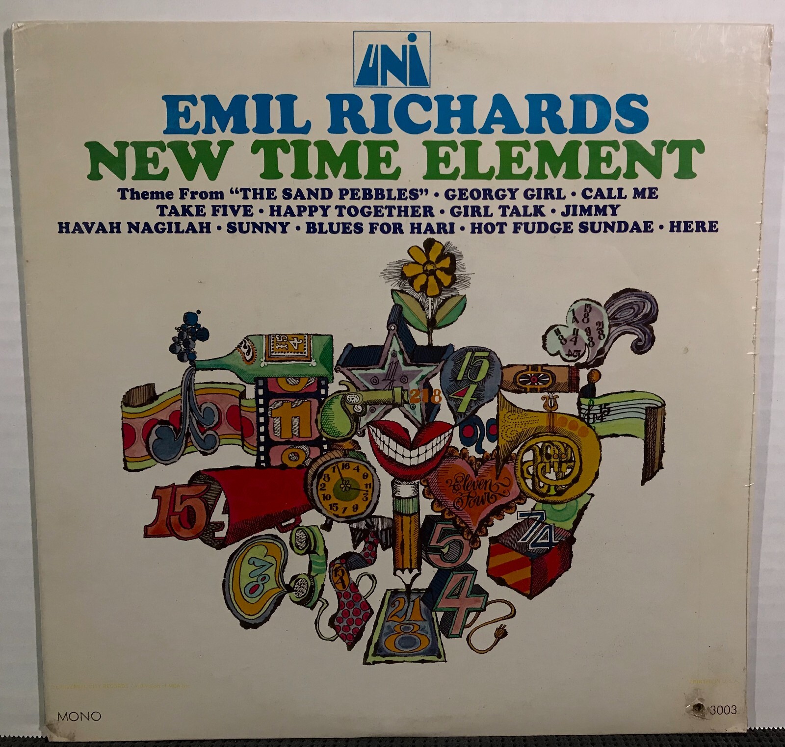 EMIL RICHARDS New Time Element LP UNI 3003 MONO 1967 Jazz Sealed | eBay ...