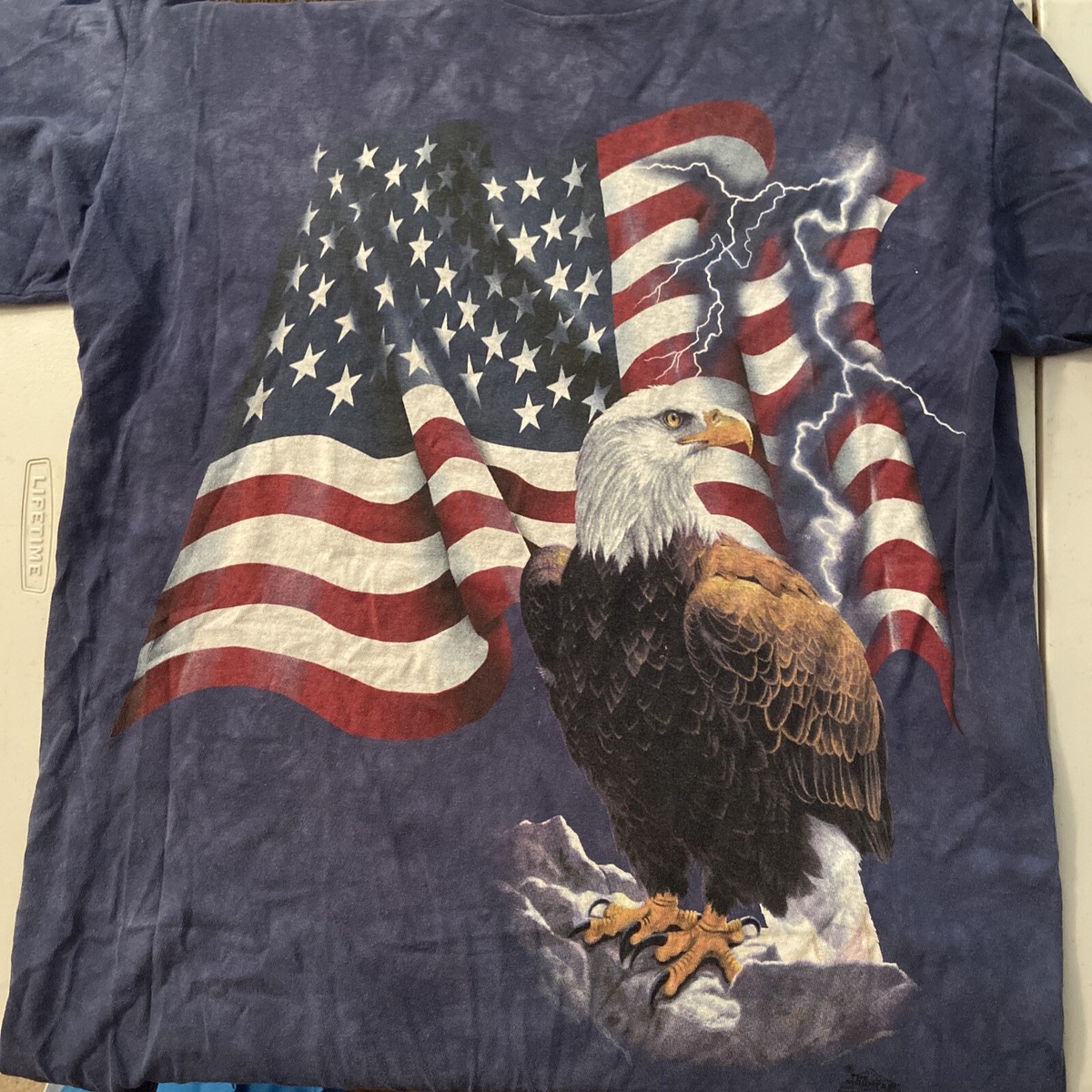 Bald Eagle With American Flag Jacket