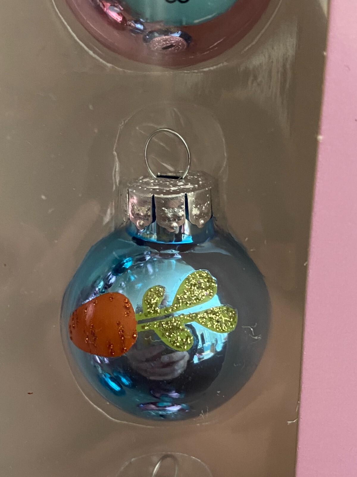 Rauch Glass Easter Tree Bunny Pastel Ornaments Mini Balls Rabbit Carrot ...