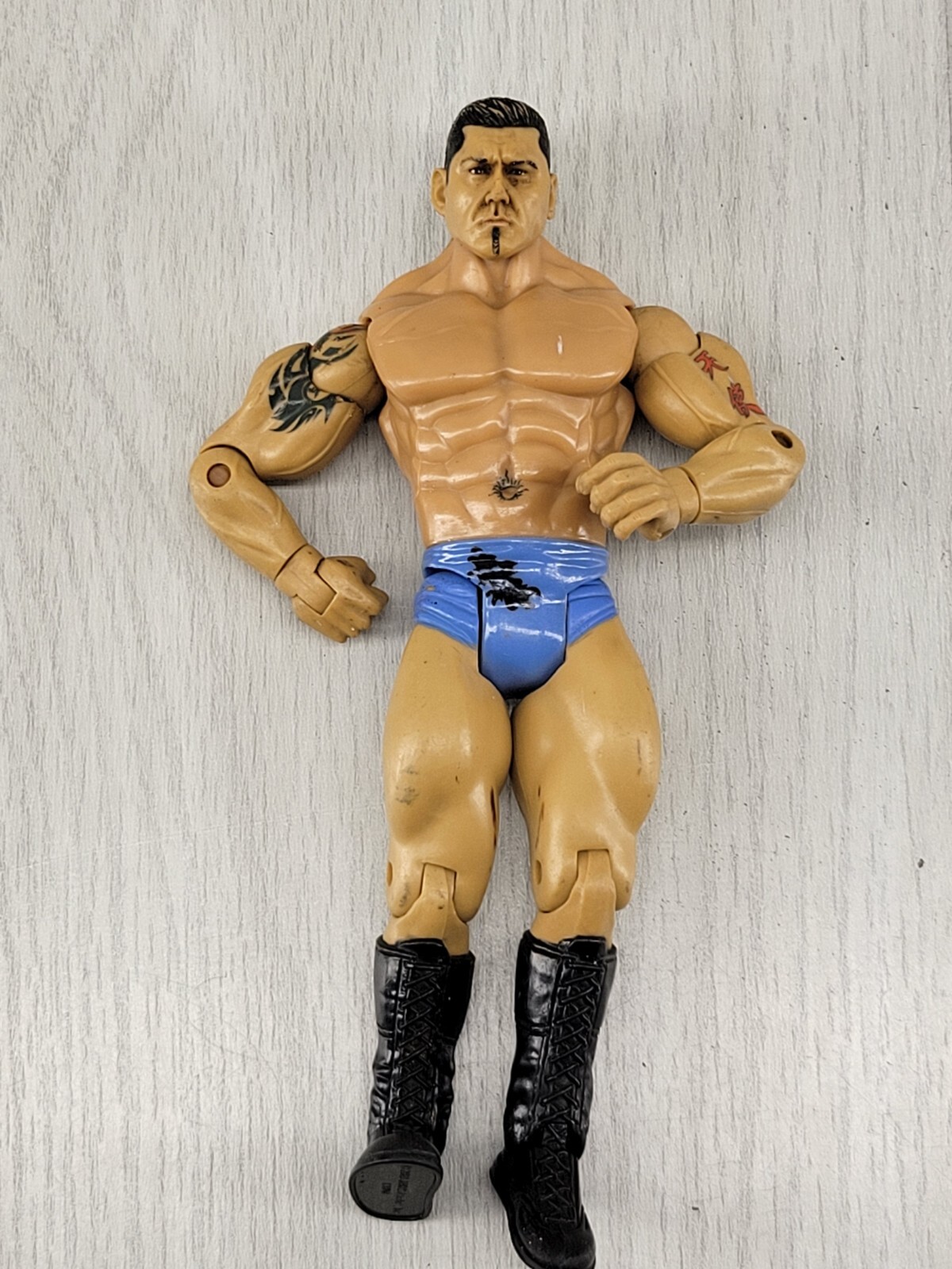 Wwe Wwf Batista JAKKS Pacific Blue Shorts 2003 Action Figure Toy | eBay