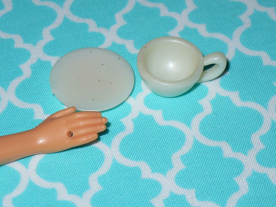 Mattel Barbie Doll Accessory Lot MY SCENE CAFE COFFEE SHOP CUP & SAUCER ...