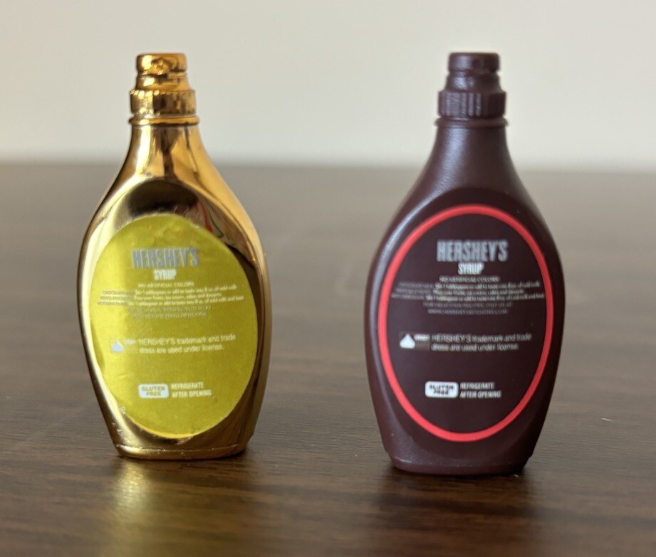 Zuru 5 Surprise Mini Brands GOLD Hersheys Chocolate Syrup And Regular ...
