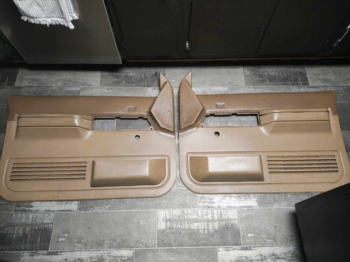 88-94 OBS Chevy / GMC BLUE MANUAL Window Door Panels **PAIR** LH & RH ...