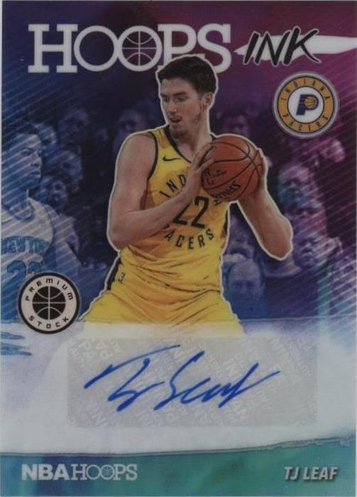 2019-20 Panini NBA Hoops Premium Stock - Hoops Ink T.J. Leaf #HI-TJL ...