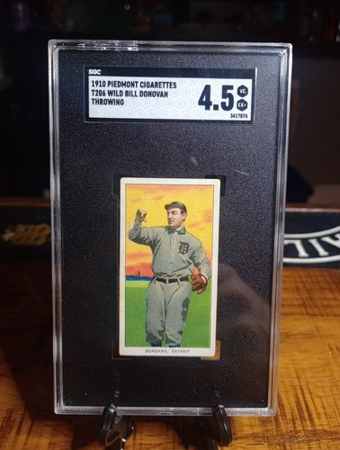 1909-11 T206 - 350 Back Throwing Bill Donovan (RC) | eBay