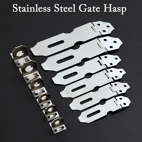 Box Case Burglar-proof Stainless Steel Box Buckle Lock Gate Hasp ...