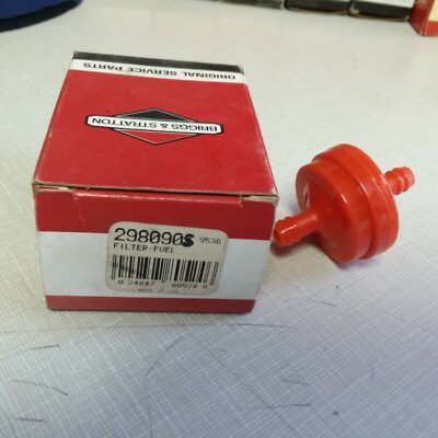 NOS OEM BRIGGS & STRATTON FUEL FILTER 298090S | eBay