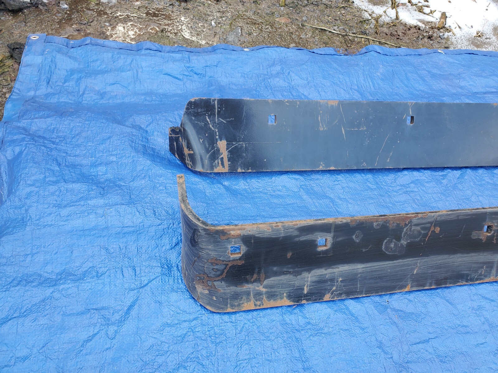 OEM Boss BAR08860 BAL08861 Formed Cutting Edge Pair 9' 2" Power V-plow ...
