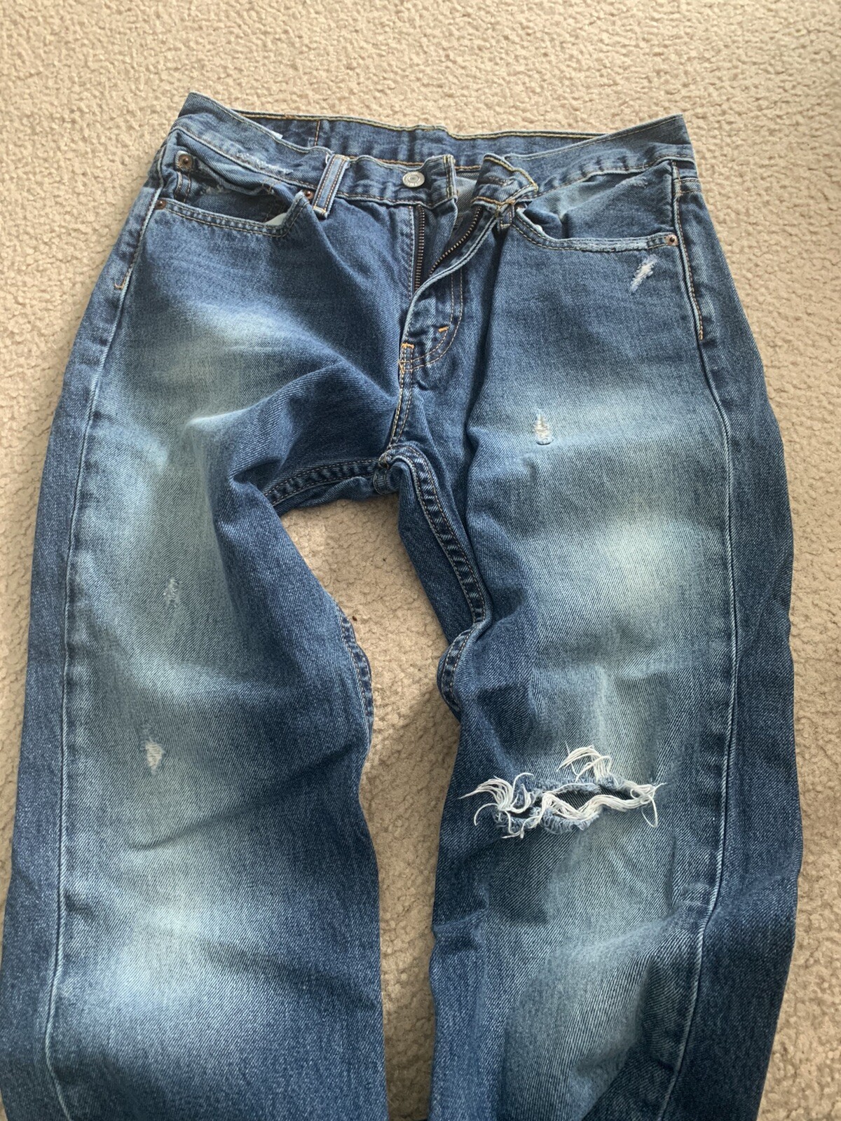 mens levi's 511 Ripped Jeans 32x32 - Gem