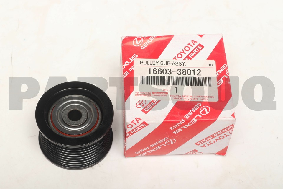 1660338012 Genuine Toyota PULLEY SUB-ASSY 16603-38012 | eBay