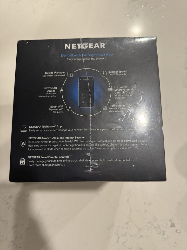 NETGEAR Nighthawk Wi-Fi 7 Tri-Band Router RS280S BE9200 Brand New ...