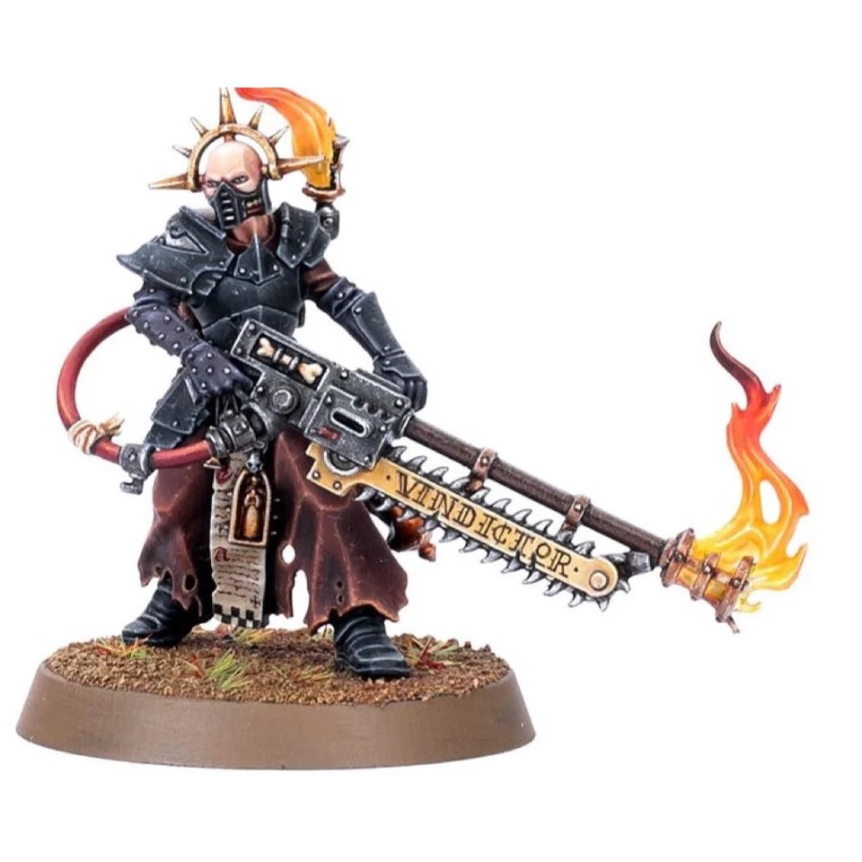 Warhammer 40K Adepta Sororitas Ministorum Priest with Vindicator 52-51 ...