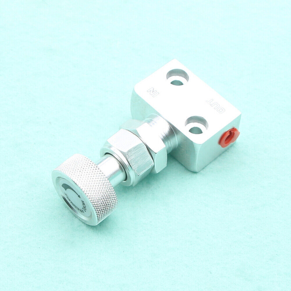 Silver Adjustable Car Offroad Knob Screw Type Brake Proportioning Valve ...
