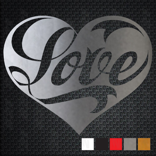 Love Heart Car Window Vinyl Decal Sticker laptop | eBay